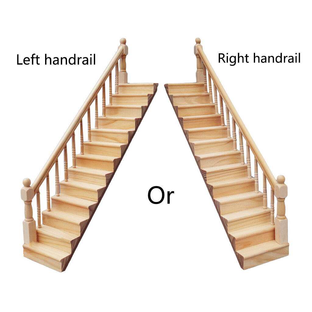 1:12 Аксессуары для кукольного домика Миниатюрное украшение для кукольного домика Простой поручень S