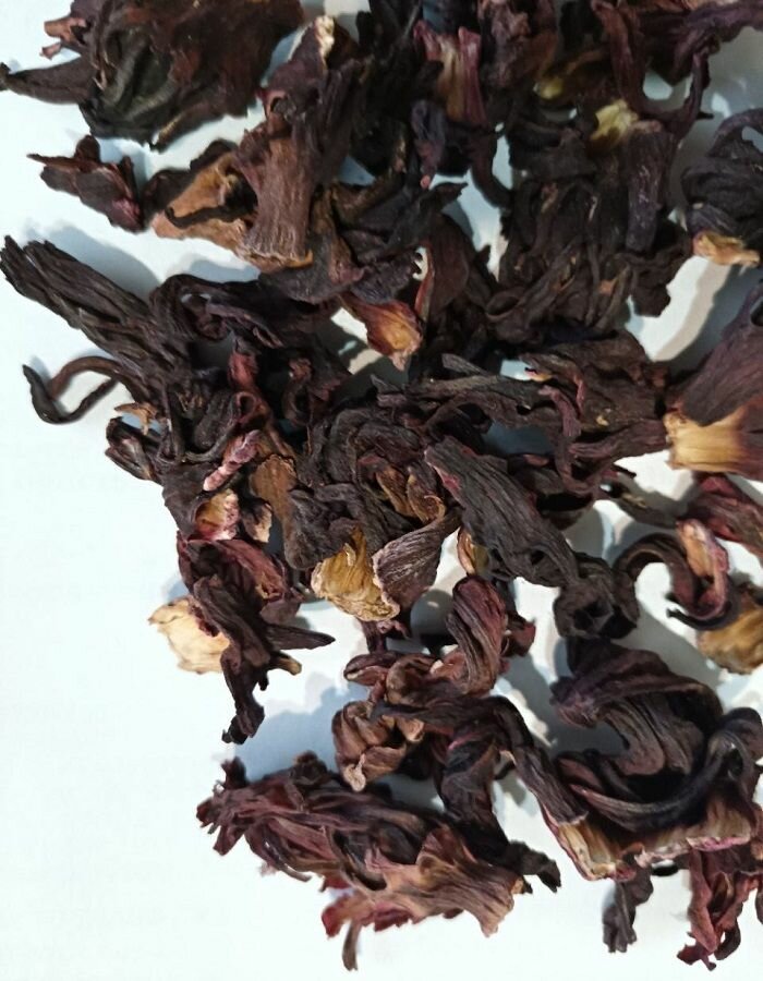 Каркаде, сушеные цельные цветы гибискуса 500г.