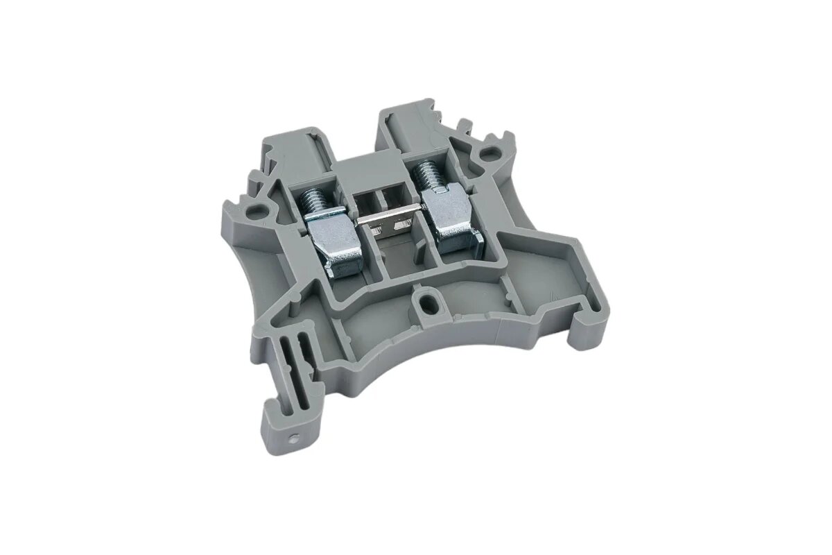 DEGSON Клемма на дин-рейку, 4 кв. мм, винтовая, серая 100 шт DC4-01P-11-00Z(H)