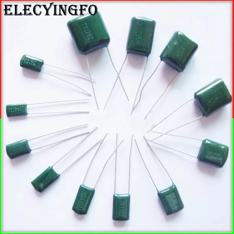 Конденсатор полиэфирный 2A154 100В 10шт ELECYINGFO