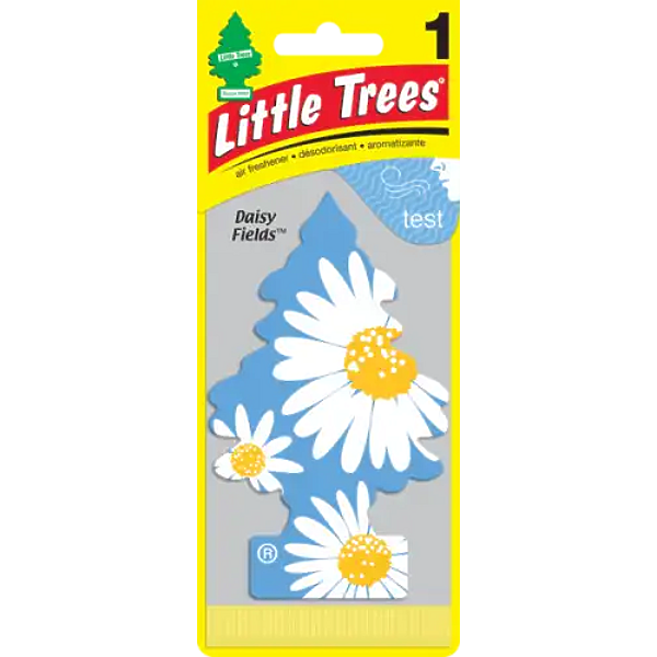 LITTLE TREES U1P-17347-RUSS ароматизатор подвесной картон ёлочка ромашковые поля (daisy fields)\