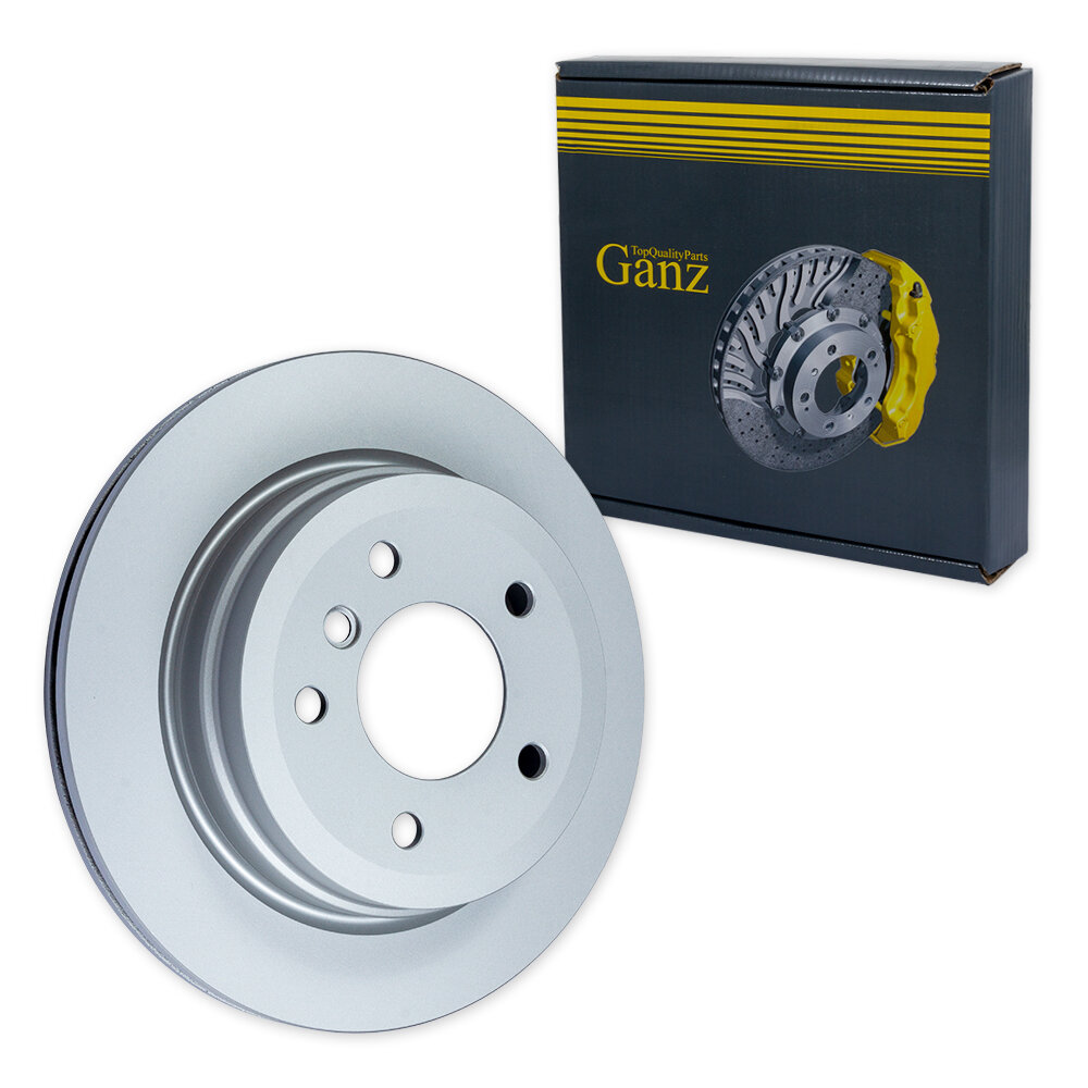 Диск тормозной GANZ задний с покрытием BMW E81 / E87 / E90 / X1(E84) / Vent D=300mm Арт: GIJ06074