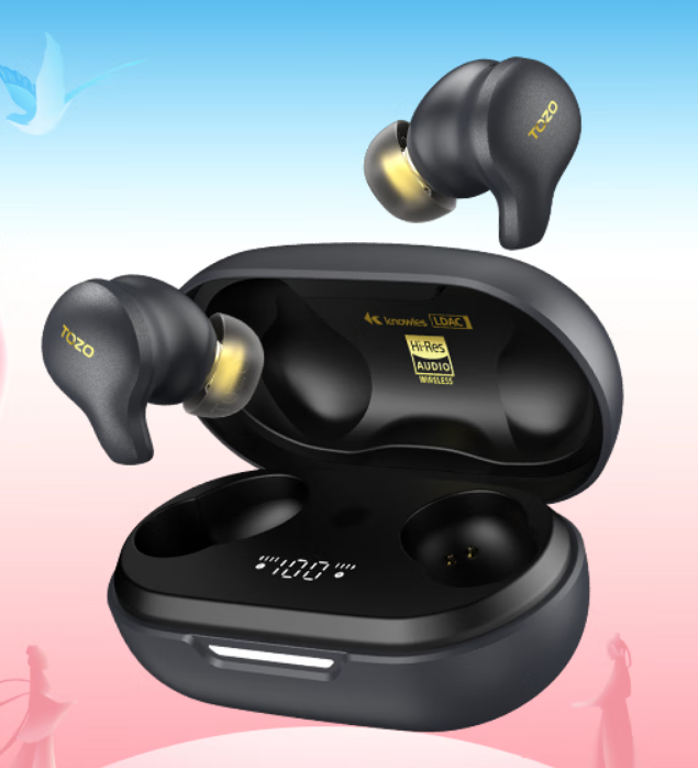 Беспроводные наушники TOZO Golden X1 , цвет черный