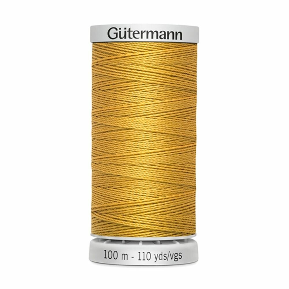 Швейные нитки Gutermann 40/100 м суперкрепкая, 100% полиэстер, цвет 968 золотой, 5 шт (5)