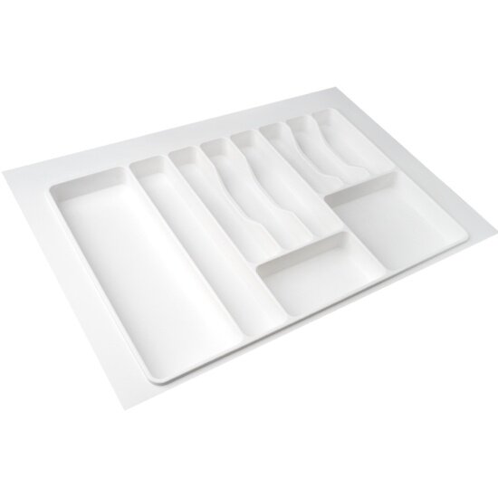 Лоток для столовых приборов Lemax Prof 80 см, белый, пластик, индивидуальная упаковка (MPT80WT)