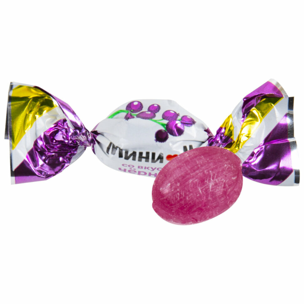 Карамель леденцовая мини-м Классика, ассорти (вишня, яблоко, чёрная смородина, персик), 1 кг, 622300