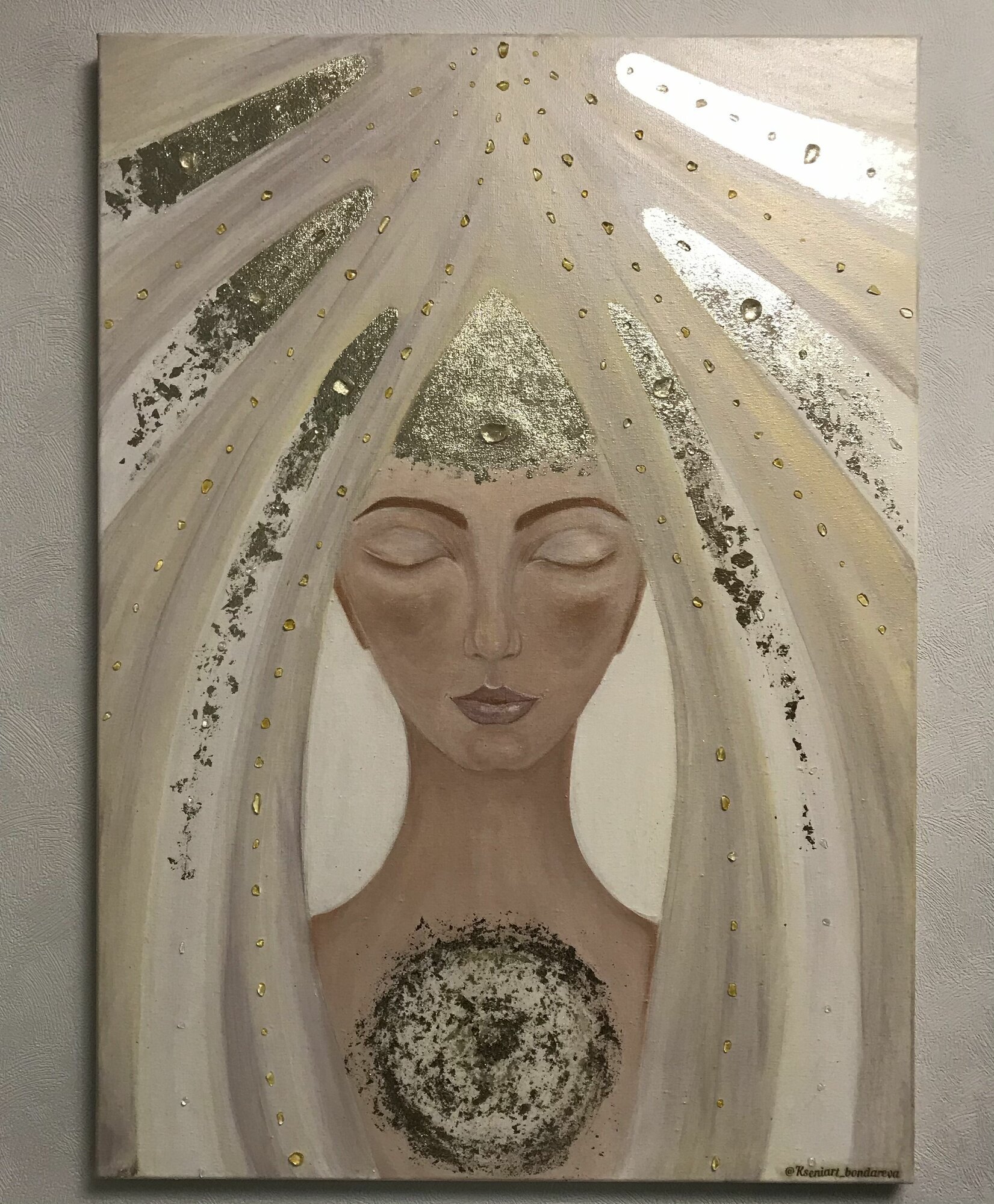 Картина интерьерная 50/70 ручная работа