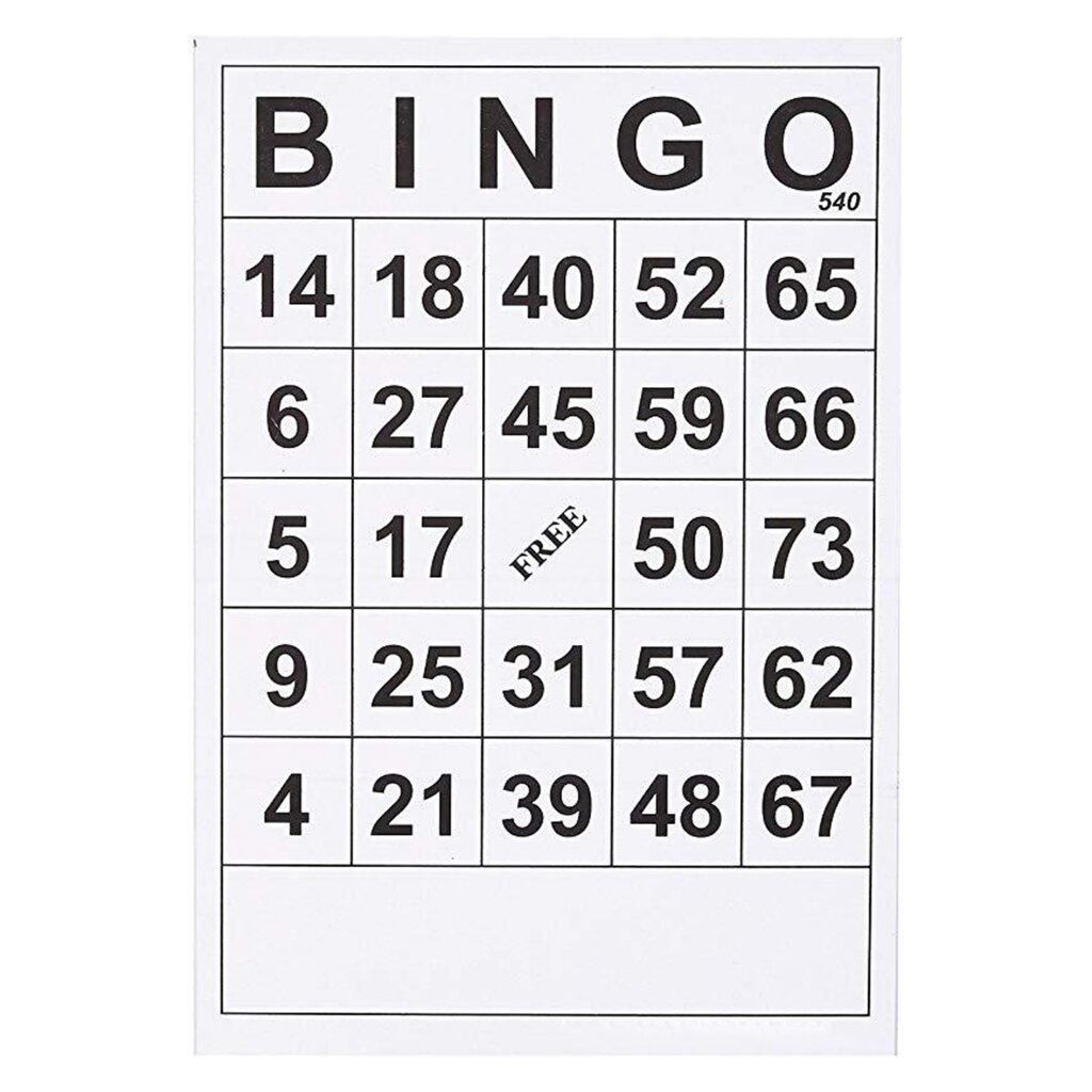 60 Шт Бумажных Игровых Карточек Bingos С Уникальным Номером Карты Для Настольных Игр Для Вечеринок Семейные Игровые Аксессуары Bingos