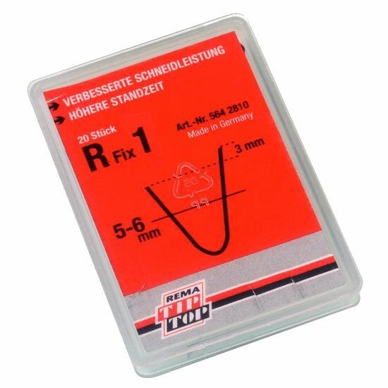 Лезвия Rema Tip Top круглые R1 для регрувера 20шт/уп. для нарезки грузовых шин