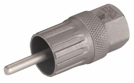Съемник кассеты BIKE HAND YC-126C-4A профи, для кассет Campagnolo, под ключ на 24 или вороток на 1/2, серебристый