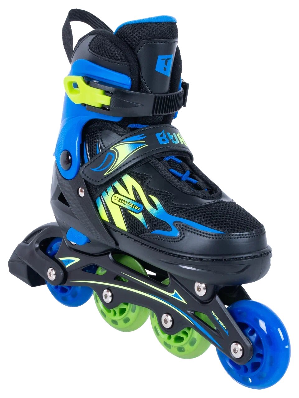 Ролики TechTeam Burn р.34-37 (M) blue