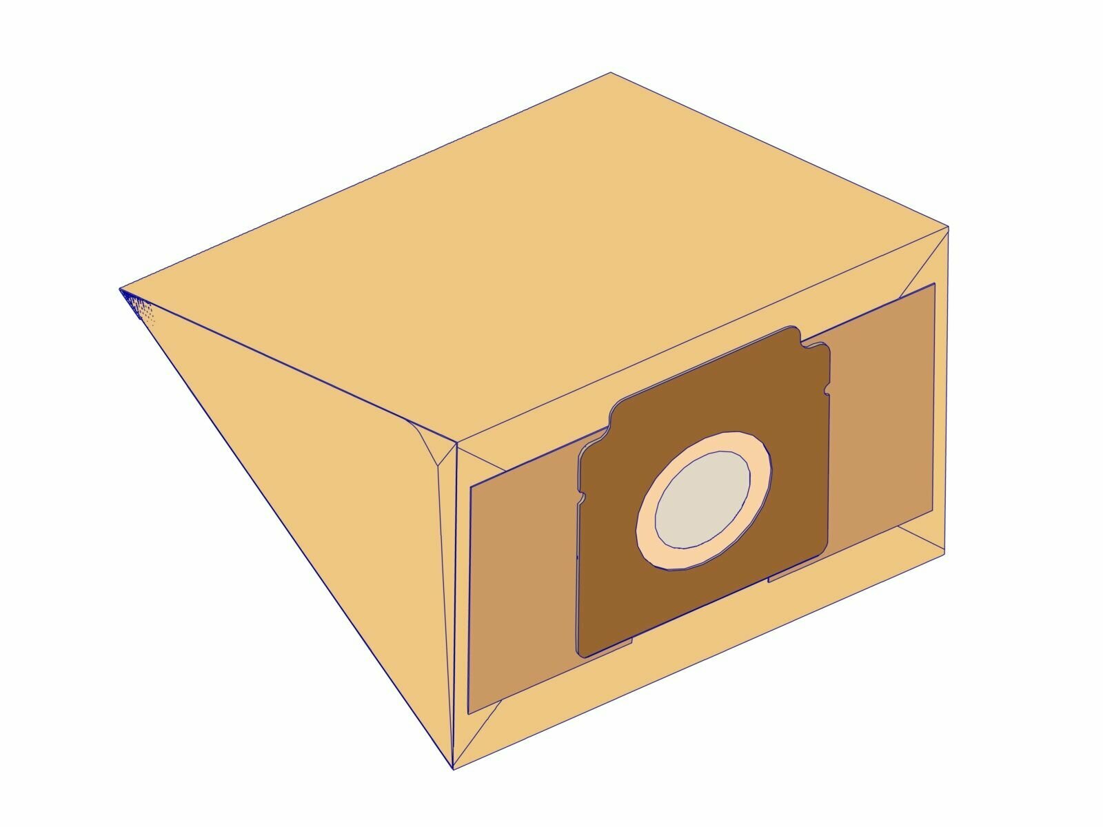 RW03 Мешки для пылесосов Rowenta, Moulinex, Tefal , 10 шт