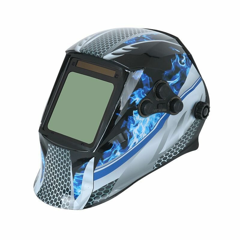 Современная самозатемняющаяся сварочная маска с 4 датчиками, True Color и защитой от UV/IR