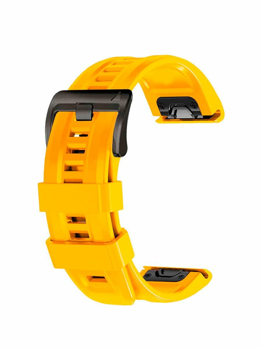 Ремешок для смарт-часов серии Garmin Fenix 5/6/7/8 желтый 22мм