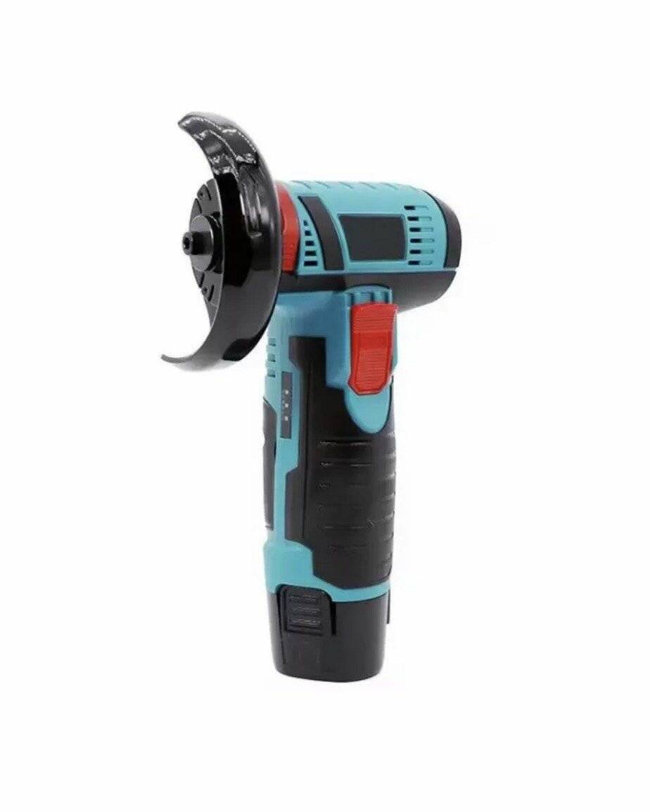 Мини болгарка аккумуляторная, ушм, угловая шлифмашина с 2 аккумуляторами