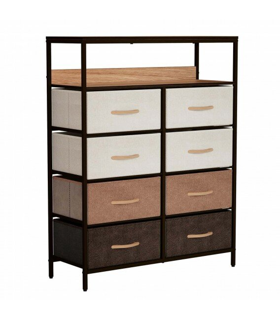 Комод Leset Локи 8 ящиков с полкой