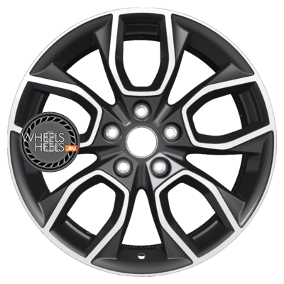 Диск автомобильный литой Khomen Wheels KHW1713 (Forester) 17x7 5x114.3 et48 dia56.1 Black-FP