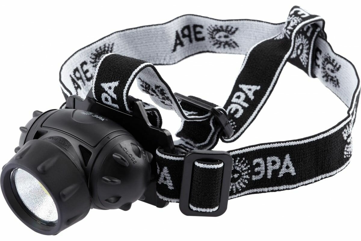 Налобный светодиодный фонарь ЭРА GB410 на батарейках 3хААА, 3 режима, черный, IP44 Б0051463