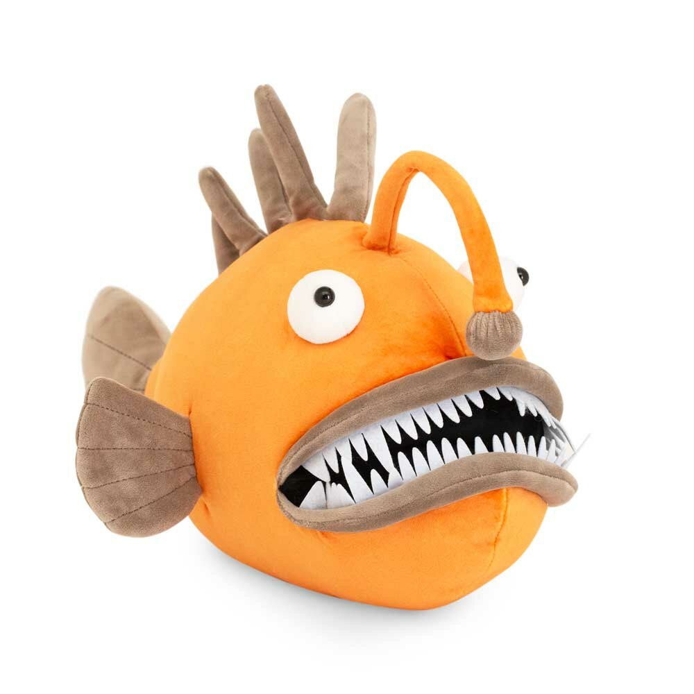 Мягкая игрушка Orange Toys "Рыба Удильщик", кирпичного цвета, 35 см