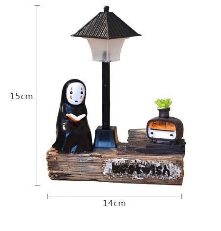 Светильник-ночник Doraemon "Безликий с радиолой", механический, питание от батареек