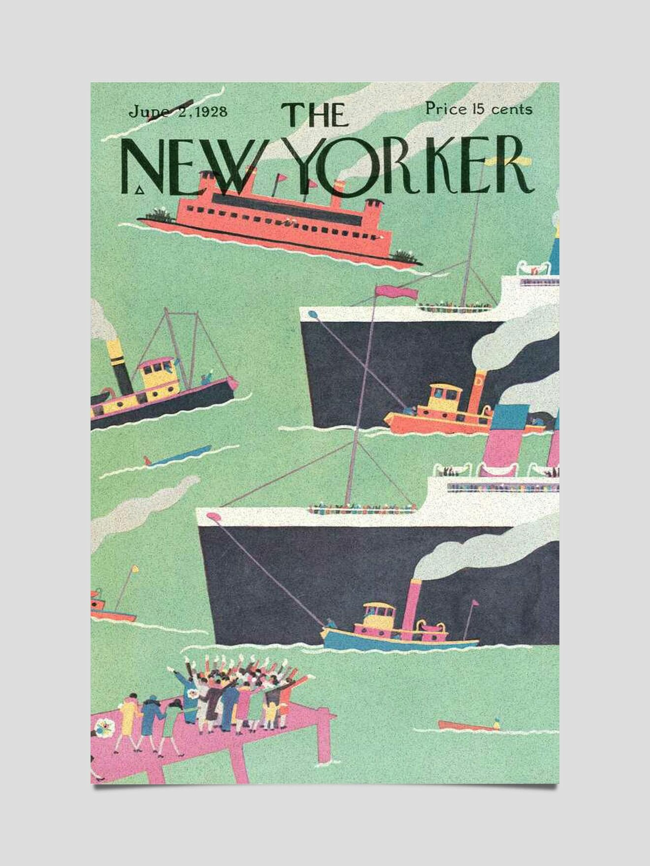 Постер по обложе The New Yorker 02.06.1928, размер 40 на 60 см. - Poster4me