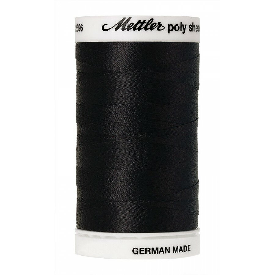 Нить для вышивания, POLY SHEEN METTLER, 800 м 0020 Black