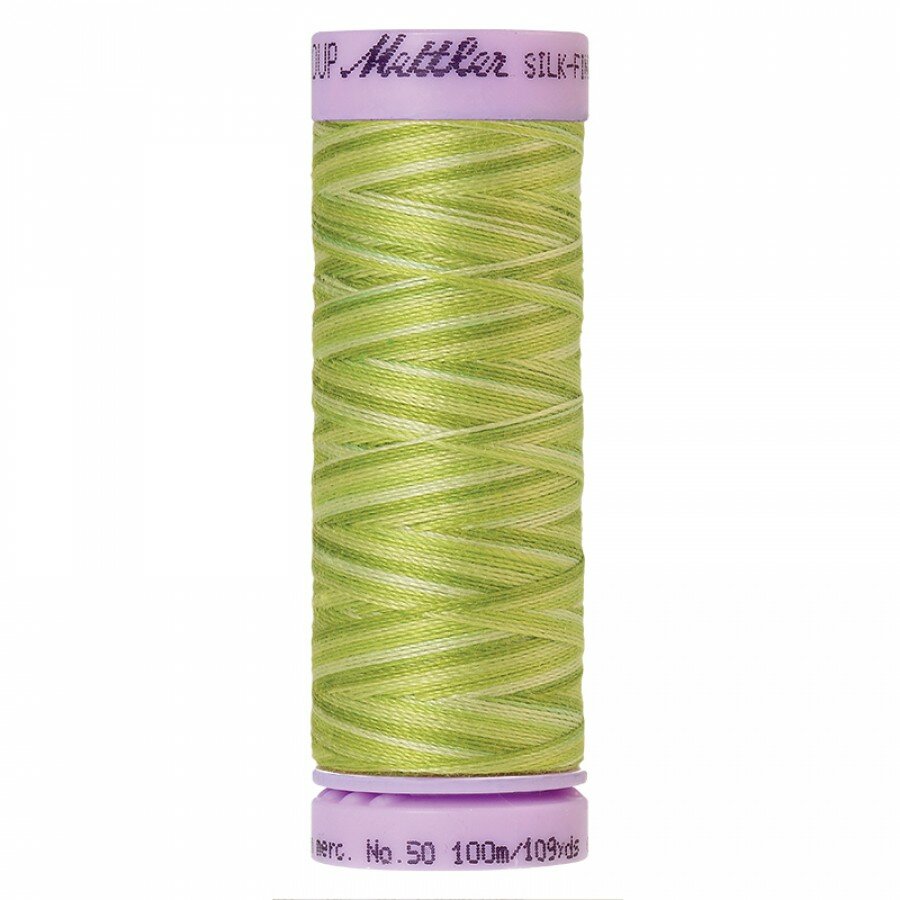 Нить для машинного квилтинга SILK-FINISH MULTI COTTON 50, 100 м 9817 Little Spouts