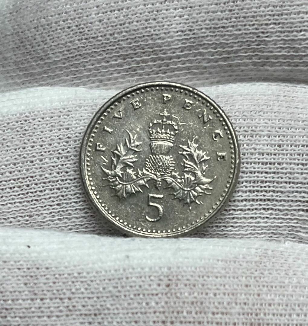 Великобритания 5 пенсов Елизавета II