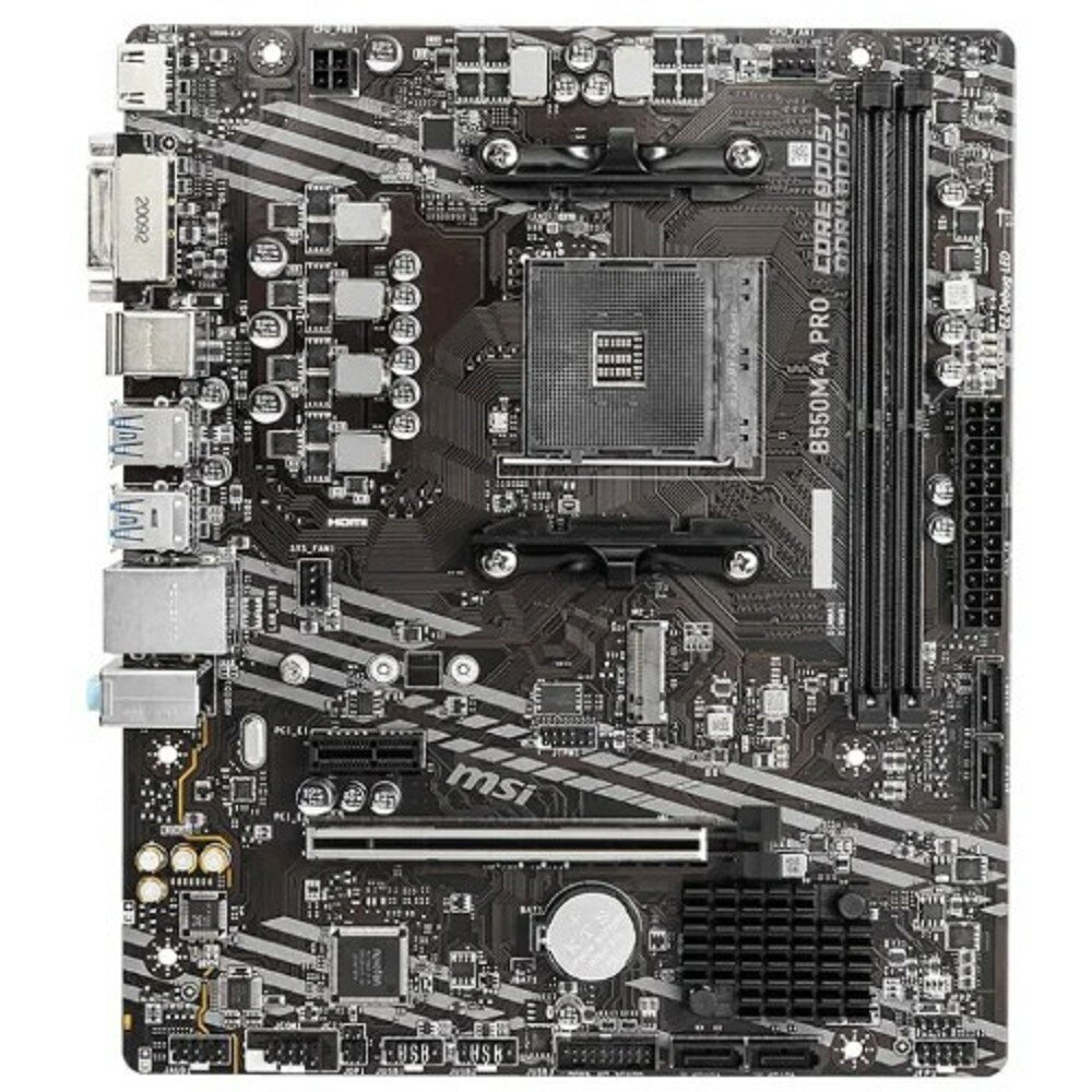 MSI Материнская плата B550M-A PRO Socket AM4 2хDDR IV 1хM.2
