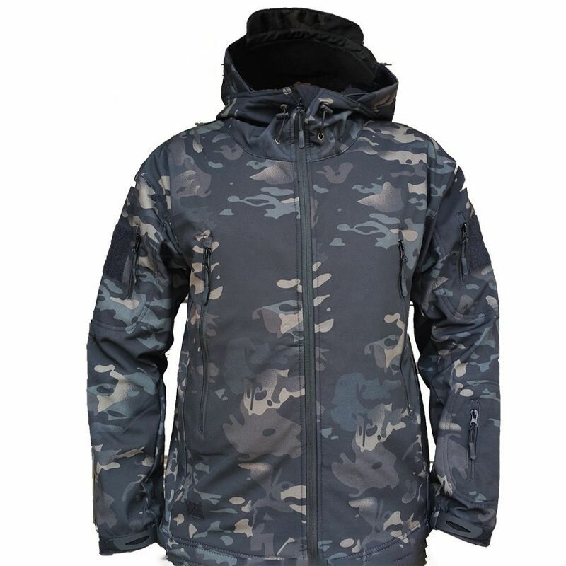 Тактические мужские полусезонные топы soft shell/тактическая одежда/весенние, осенние, зимние модели