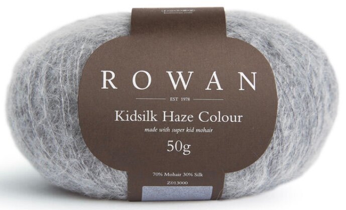 Kidsilk Haze Colour /Кидсилк Хэйз Колор/ пряжа Rowan, Z013000 (003, *, pebble (галька), серый)