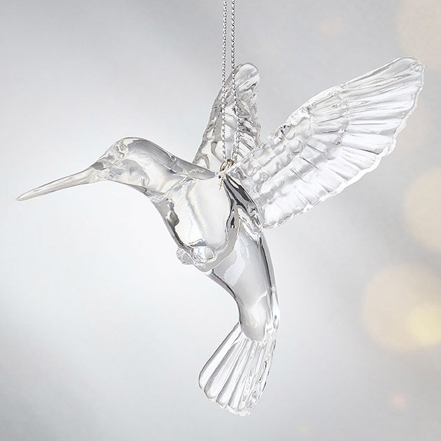 Елочная игрушка Птичка Колибри из Ледяной страны 10 см, подвеска, Forest Market, 140042