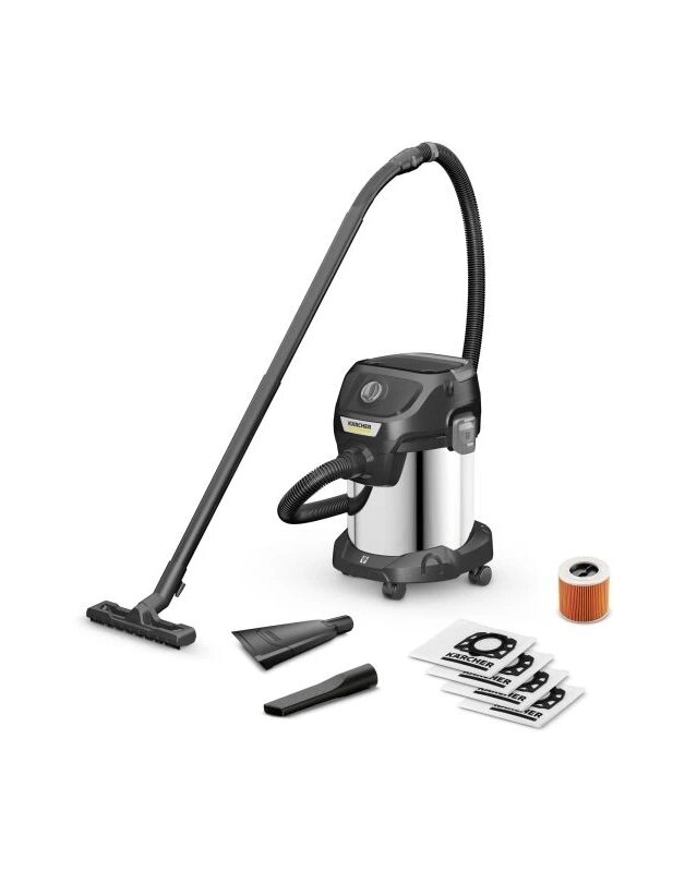 Строительный пылесос Karcher KWD 3 S V-17/4/20 Anniversary Edition черный (1.628-449.0)