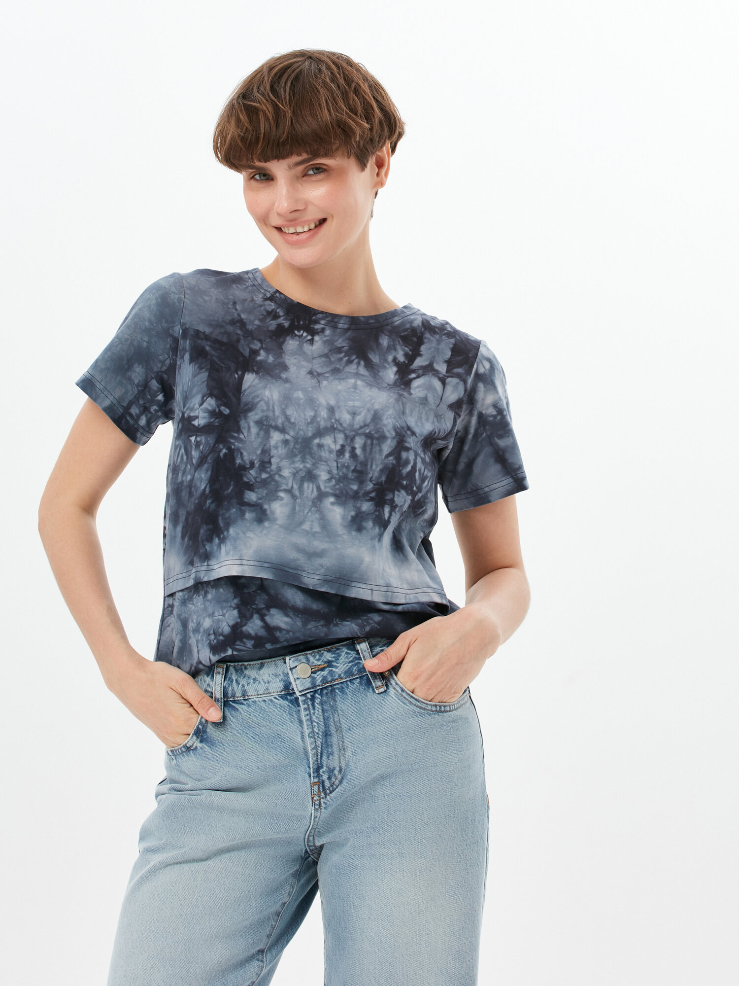 Футболка для кормящих мам