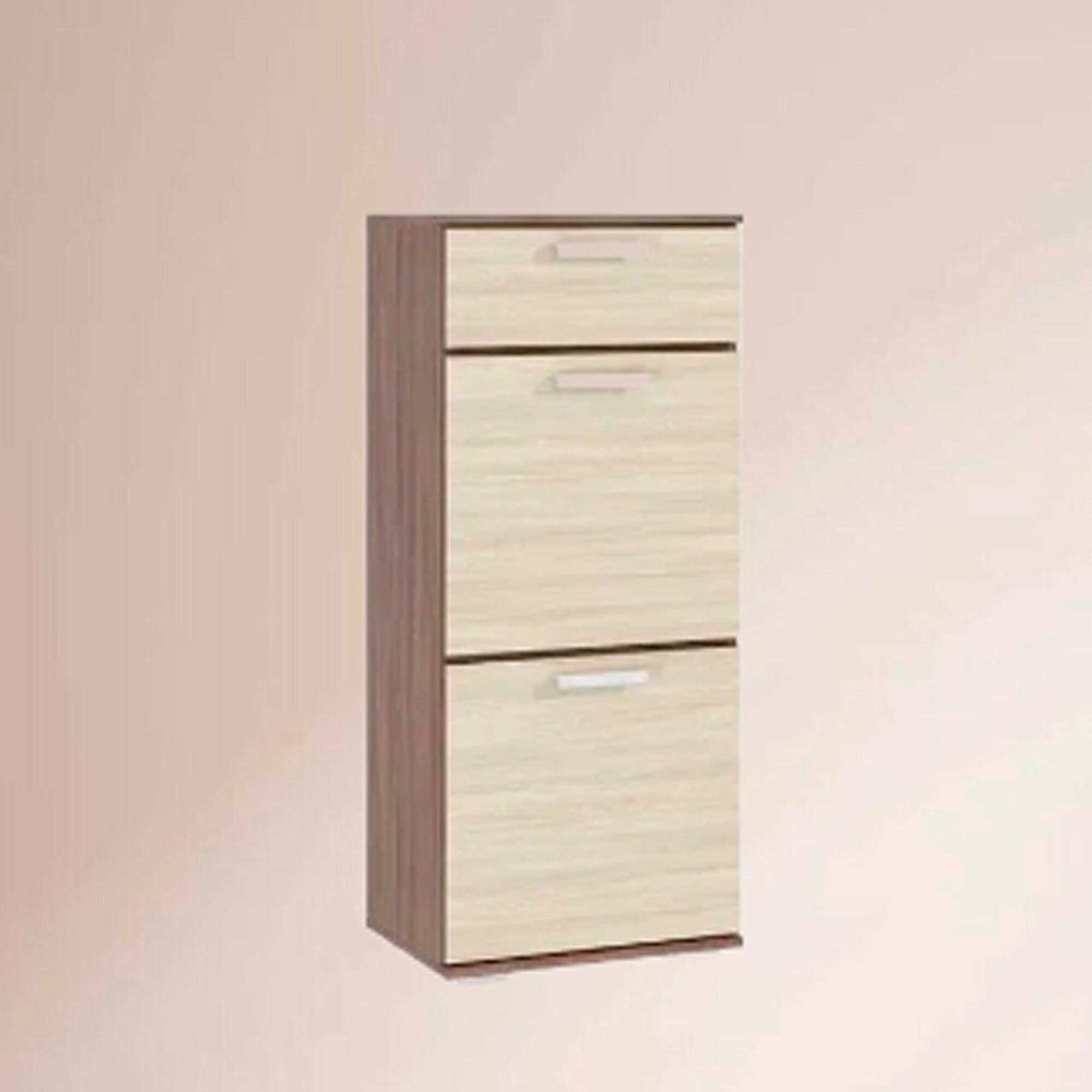 Прихожая НИКА ТВ500 Тумба высокая, цвет Ясень шимо, ширина 50 см, высота 111.5 см, в прихожую, напольная