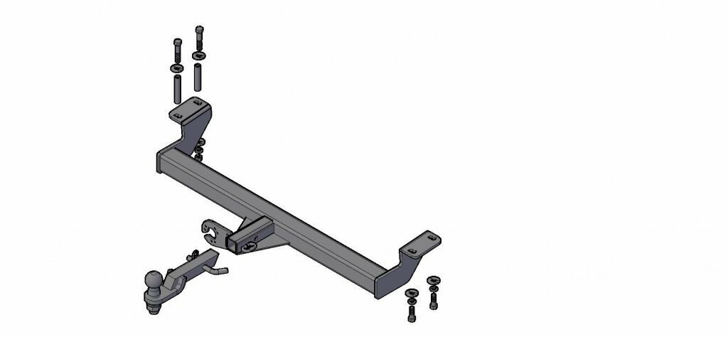 Фаркоп для Chery Tiggo Т11 (2WD) 2012-2013 (рестайлинг) (без электрики) (паспорт и сертификат) Трейлер.8221