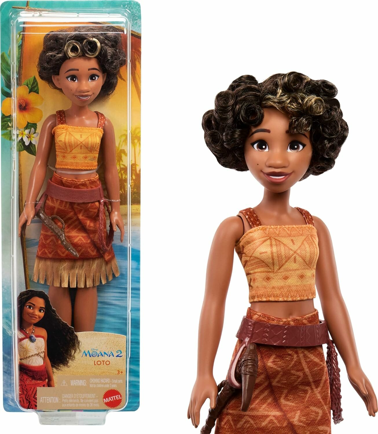 Кукла Mattel Disney Princess Moana, пластик, бежевый цвет, 28 см