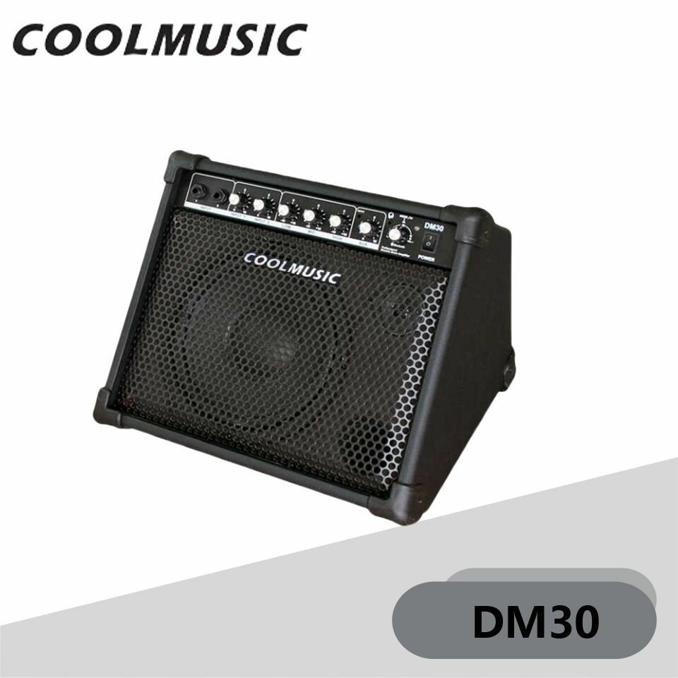 Уникальный усилитель для акустической/электрогитары coolmusic DM30, 80 Вт, подходит для акустической/электрической гитары, с эффектом реверберации