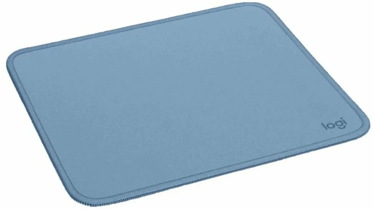 Коврик для мыши Logitech Mouse Pad Studio Series, 300x250x4 мм, Голубой (Серо-голубой) 956-000060