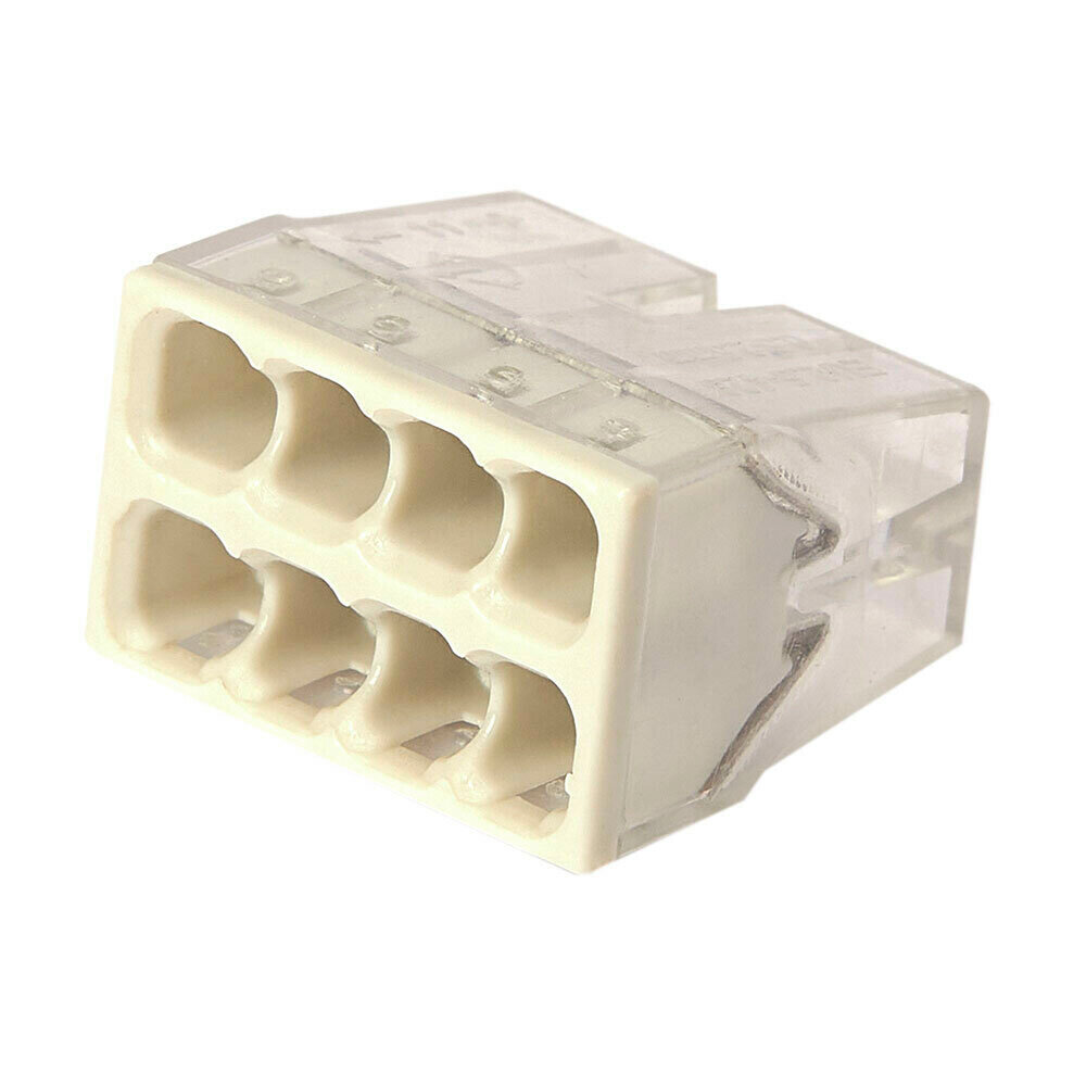 Клемма на 8 проводов КМ 2273-208 0,5-2,5 кв. мм самозажимная без пасты (6 шт.) (ЦБ-00021638/5116)