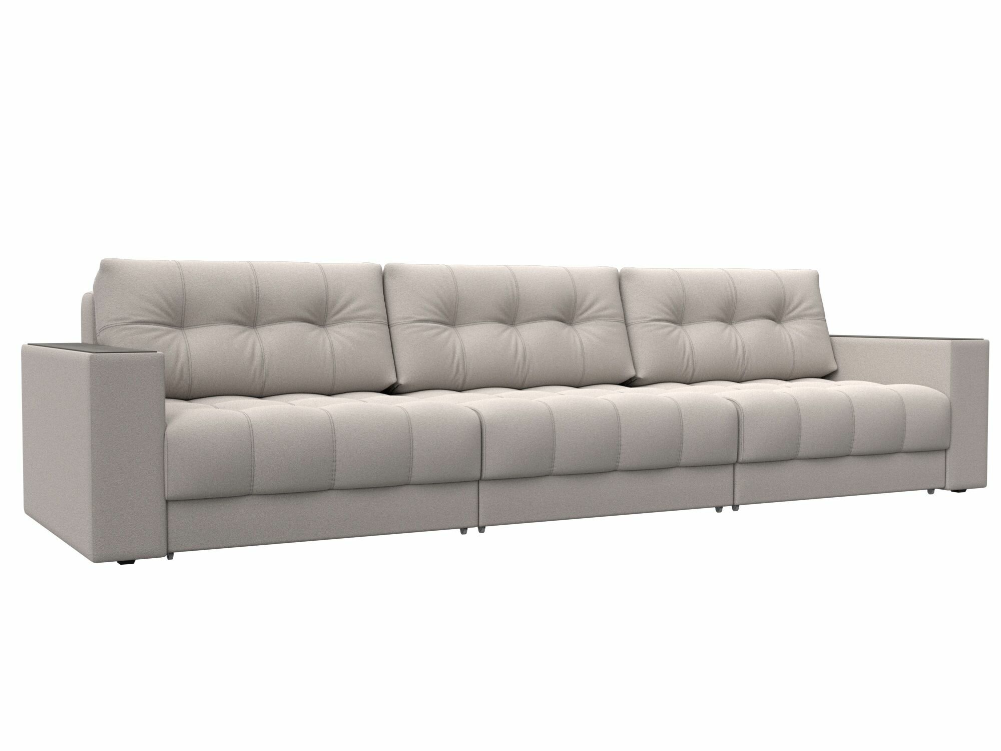 Диван прямой с декором Бруно НПБ Лонг, Замша