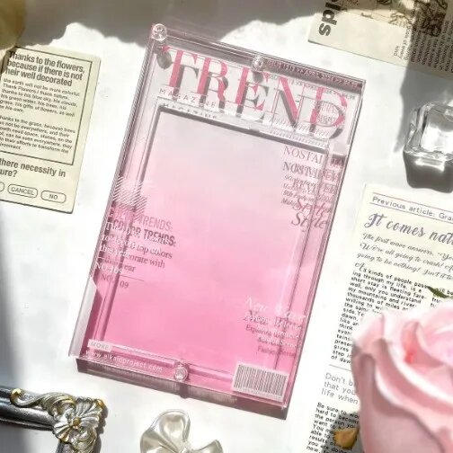 3-дюймовая акриловая фоторамка с градиентом, фоторамка с изображением идола, украшение в виде букв, американские фоторамки, альбомы, украшение дома