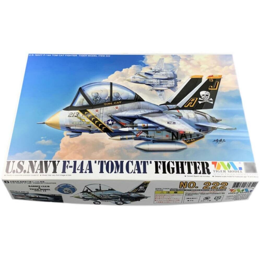 Tiger Model NO.222 U.S. Navy F-14A Tomcat сборная модель самолета Q Версия