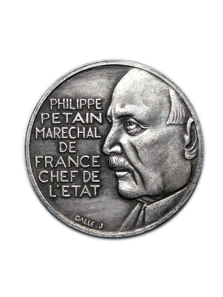 10 франков 1941 Филипп Петен Франции сувенирная копия монеты, нумизматика, деньги для коллекции