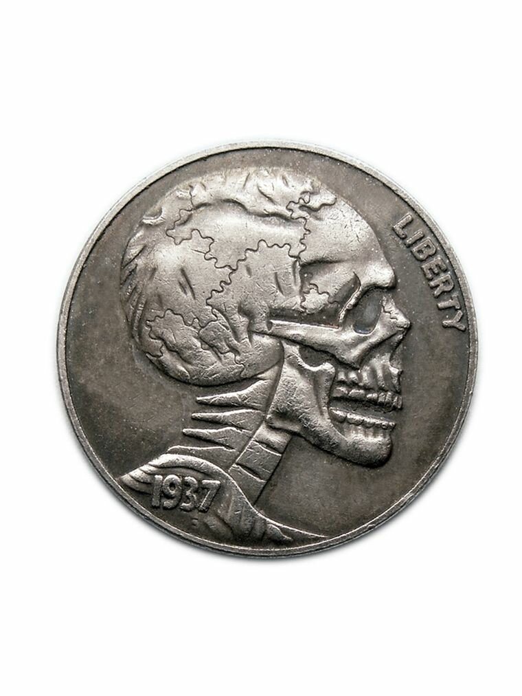 5 центов 1937 США Бизон сувенирная монета 16 сувенирная копия монеты, нумизматика, деньги для коллекции