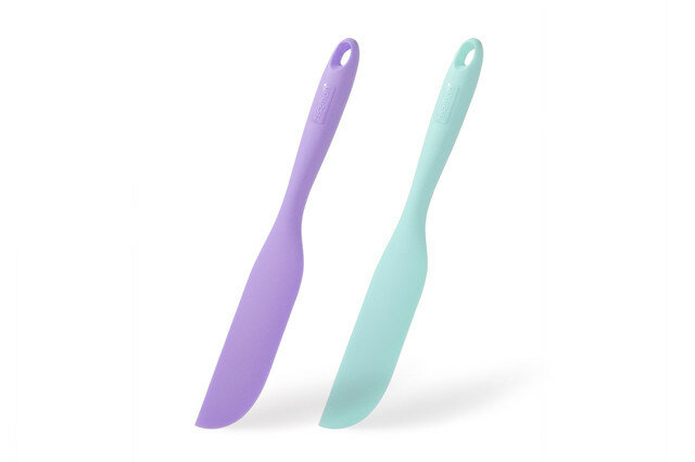 1321 FISSMAN Лопатка кулинарная IRIS 27см 2 цвета в ассортименте (силикон)