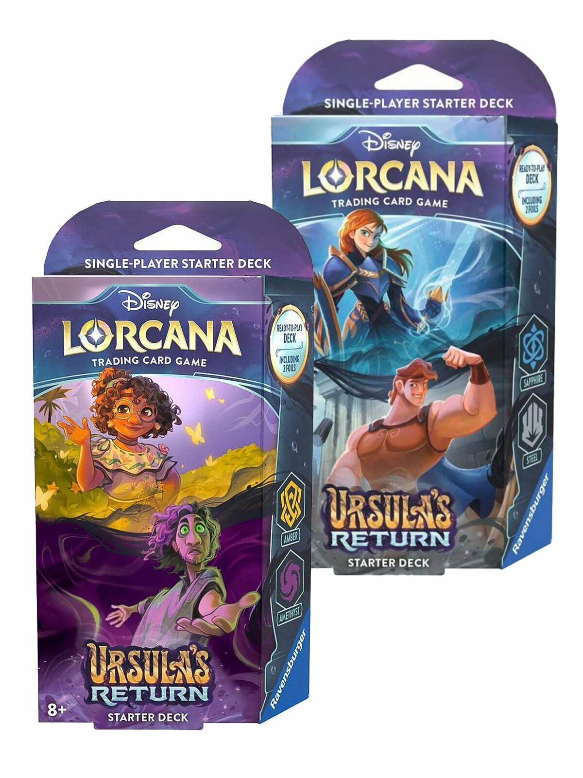Disney Lorcana TCG: 2 стартовые колоды издания Ursula's Return на английском