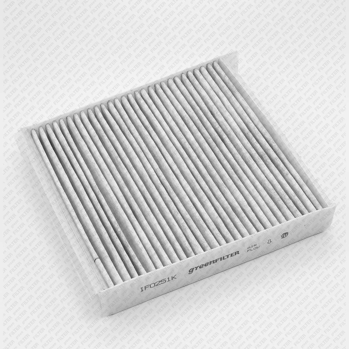 Фильтр салонный угольный для Лянча M, Вольво S60 1, S80 1 IF0251K GREEN FILTER