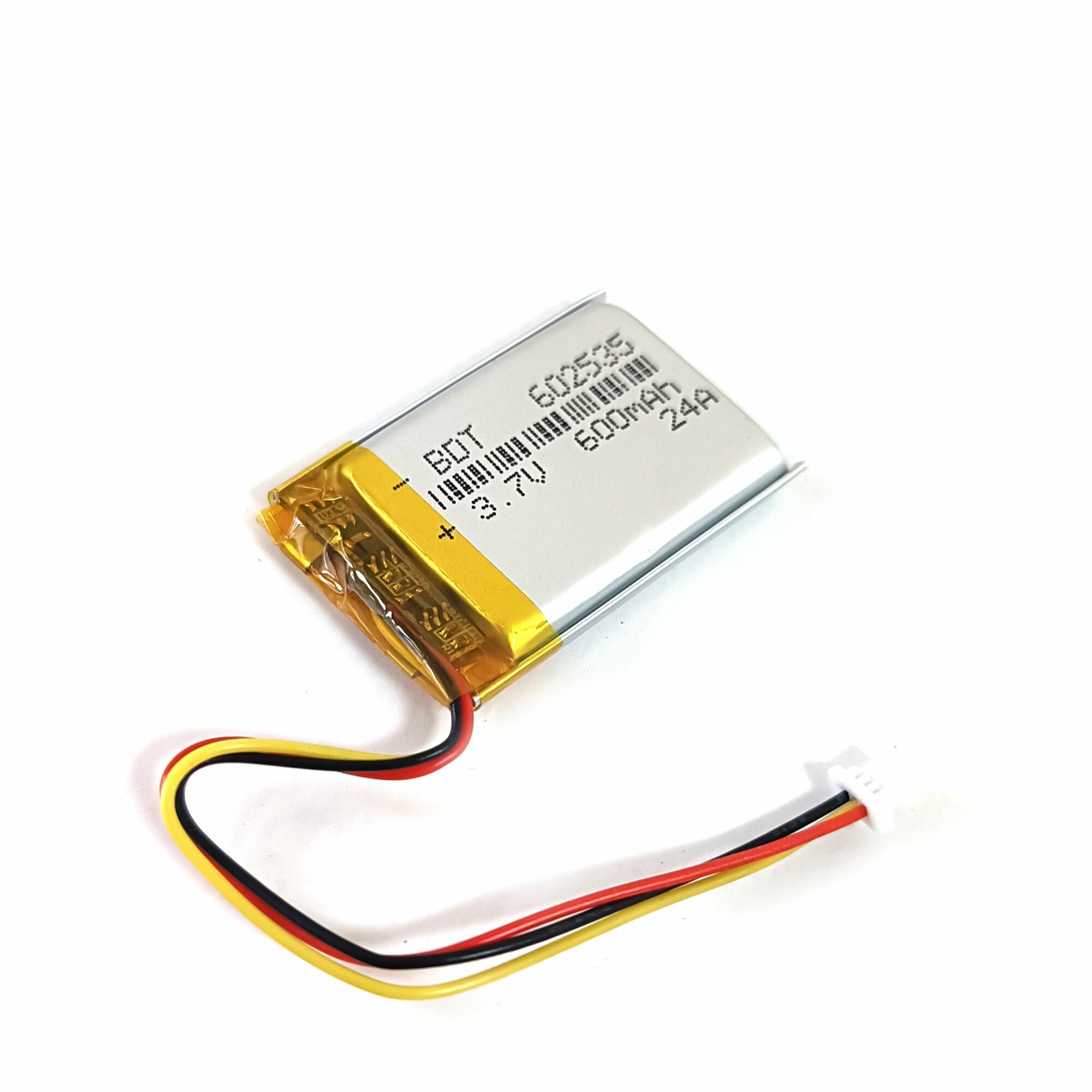 Transcend DrivePro 520 ( TS32GDP520M ) GPS, аккумулятор 600 mAh 3pin + разъем (фишка) коннектор на 3 провода (батарея на видеорегистратор совместимая универсальная)