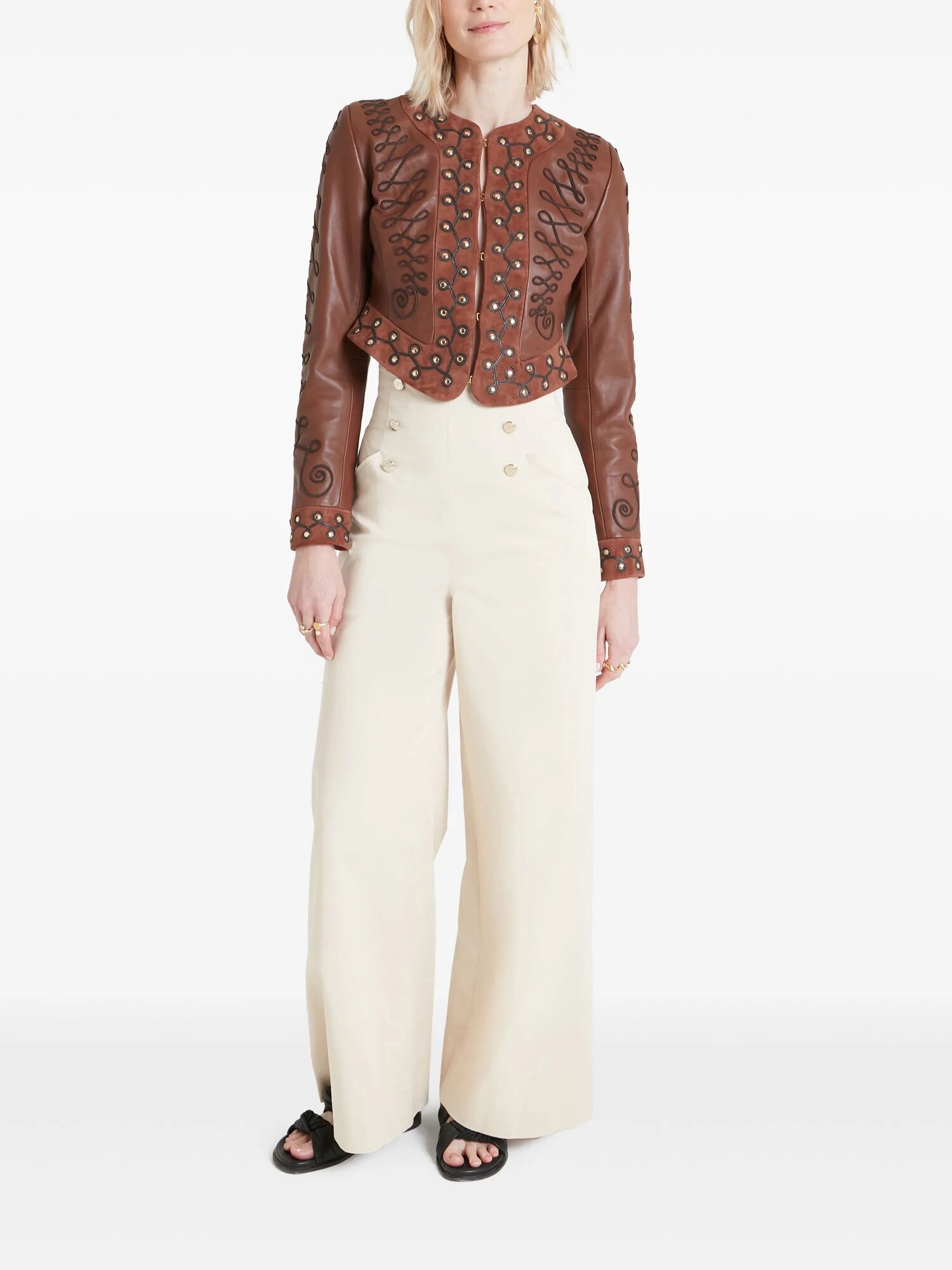 Куртка Temperley London Pablo, размер 12, brown — фото 1